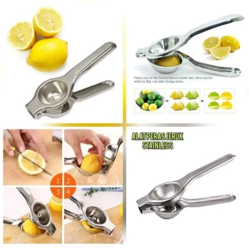 Jual Alat Pemeras Jeruk Dan Lemon Stainless Steel | Shopee Indonesia
