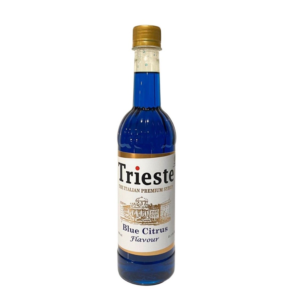 Jual Trieste Blue Citrus Syrup 650ml | Shopee Indonesia