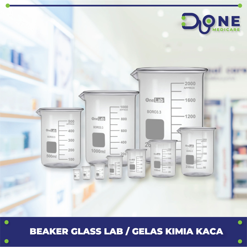 Jual Gelas Ukur Beaker Lab Glass Measuring 100ml Gelas Takar Kaca ...