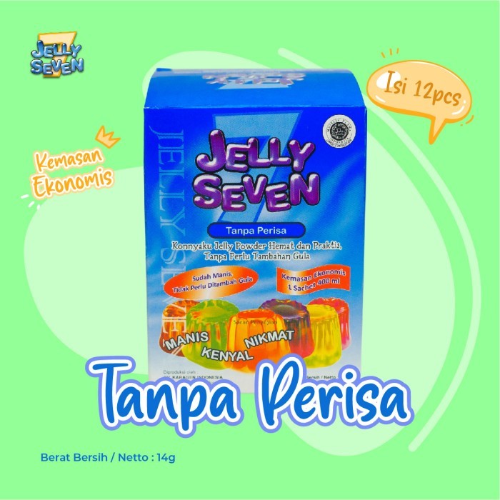 Jual NEW Jelly Seven Tanpa Perisa 12 pcs - Kemasan Ekonomis | Shopee ...