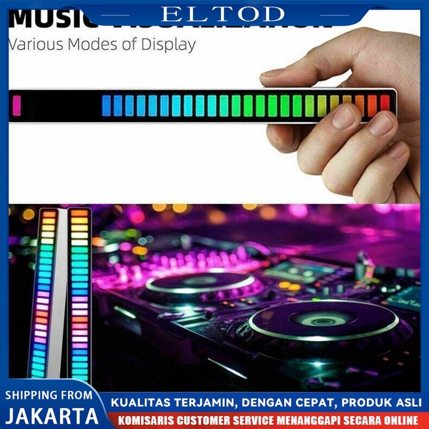Jual Lampu RGB Musik RGB Bar Strip Audio Indicator Lampu RGB Strip ...