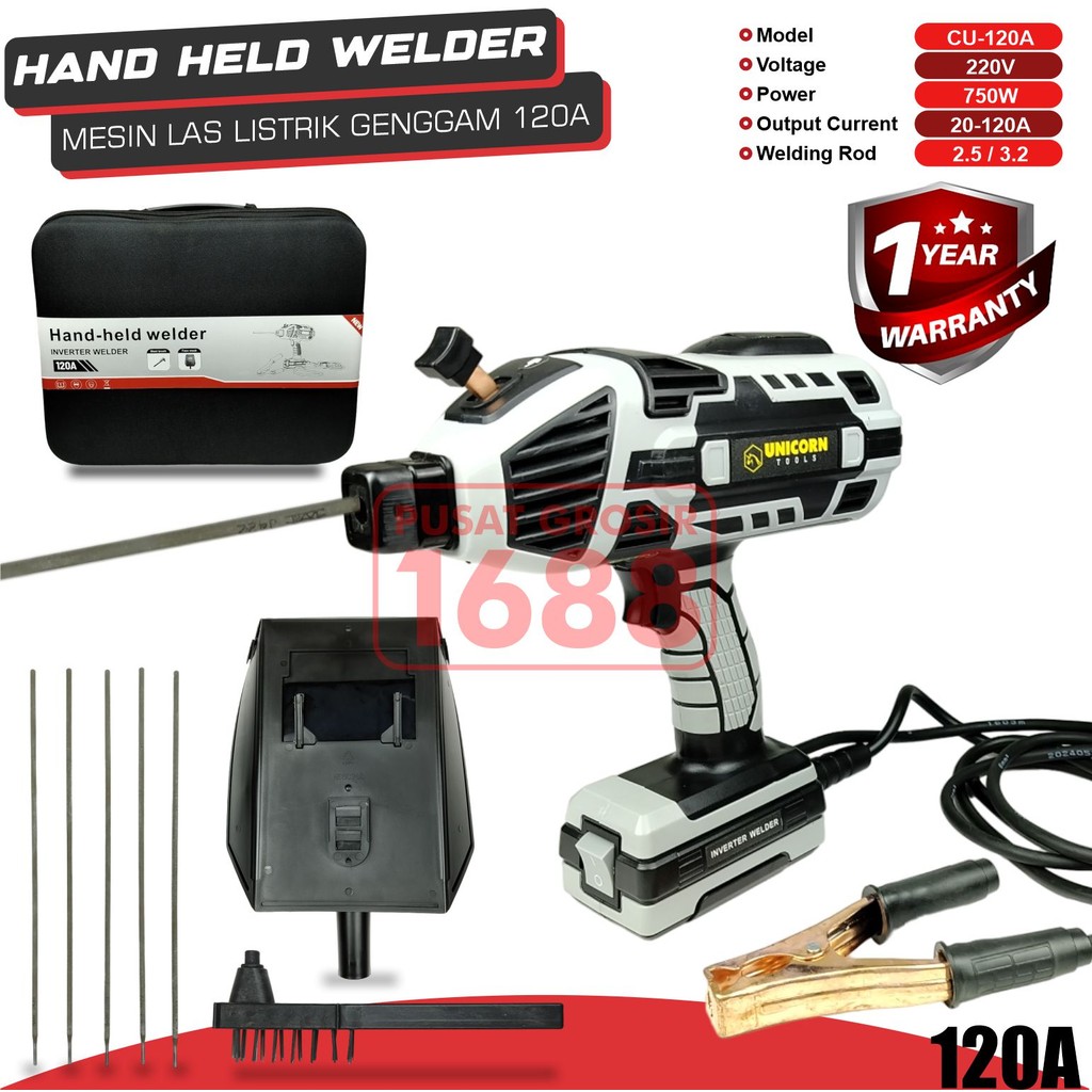 Jual Mesin Las Listrik Hand Held Welder Inverter Las Genggam | Shopee ...