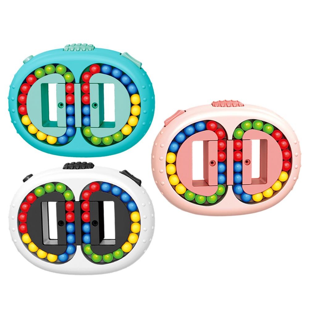 Jual Rotating Magic Beans Cube Fingertip Fidget Toys Kids Adults Stress ...