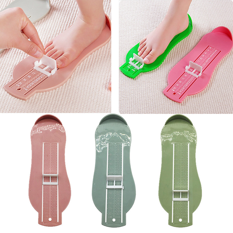 Jual Baby Kid Shoes Size Measuring Ruler Tool Child Infant Foot Measure ...