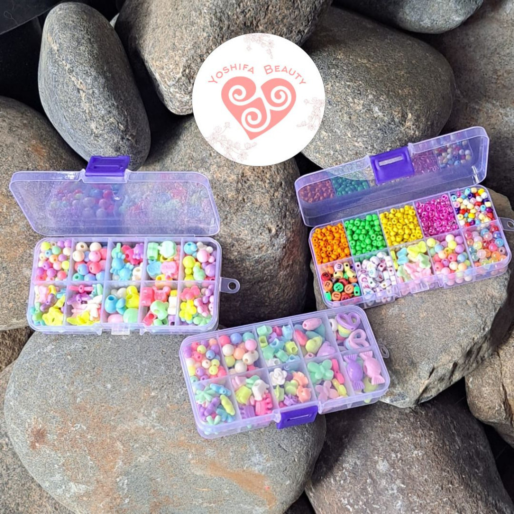 Jual DIY Mainan Edukasi Kreatifitas Anak Paket Mini Meronce Gelang ...