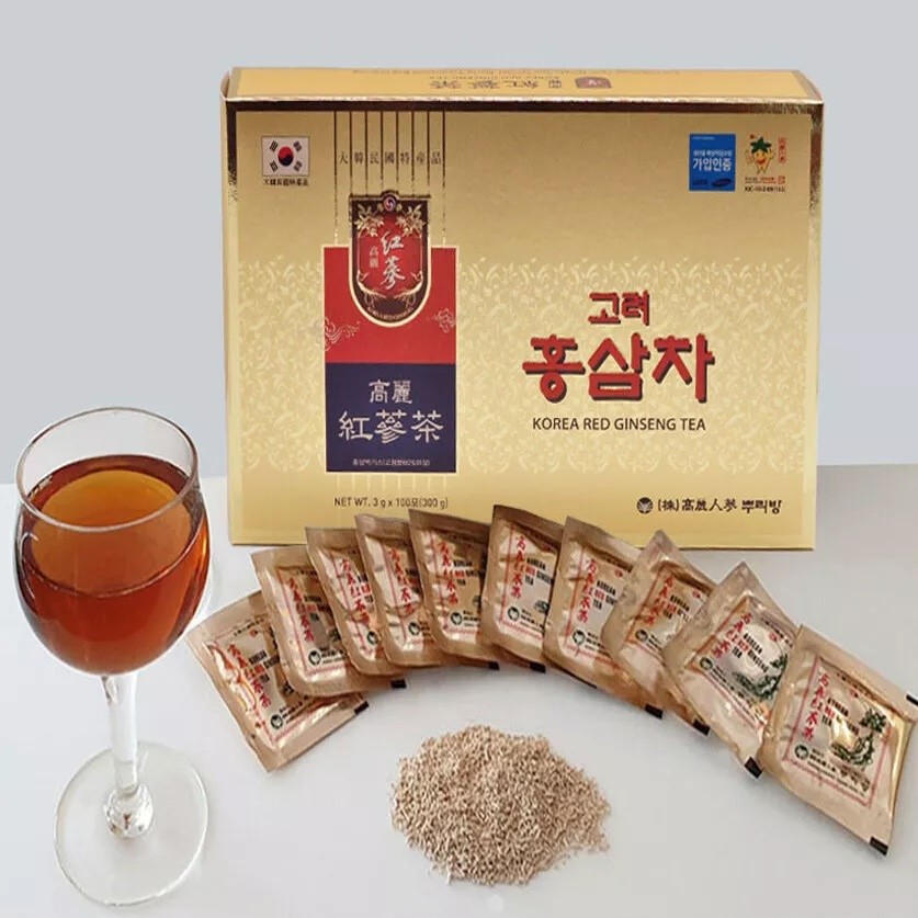 Jual Korea Red Ginseng Tea - Teh Granular Herbal Ginseng Merah - Ecer ...