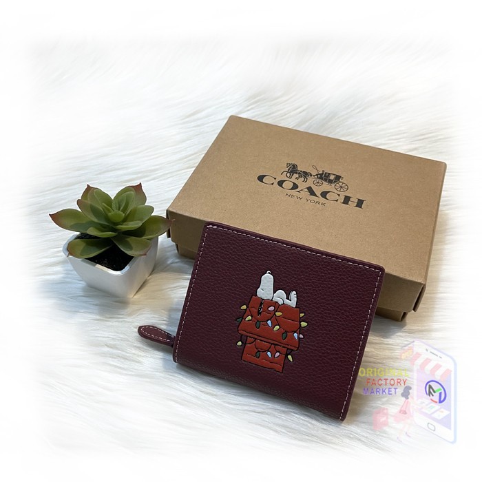 Jual Dompet COC CF252 Snap Wallet With Snoopy Lights Motif Peanuts ...