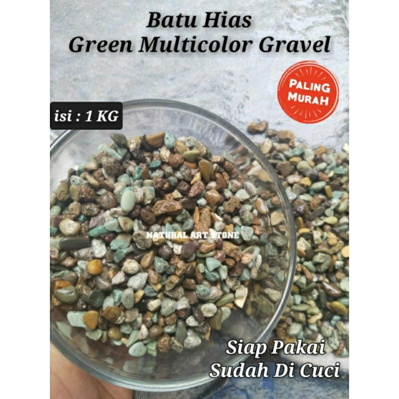 Jual Batu Hiasan Aquarium Aquascape Green Multi Color | Shopee Indonesia