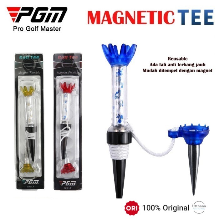 Jual PGM QT002 Golf Tee Magnet Magnetic Anchor Tali Reuseable Driver ...