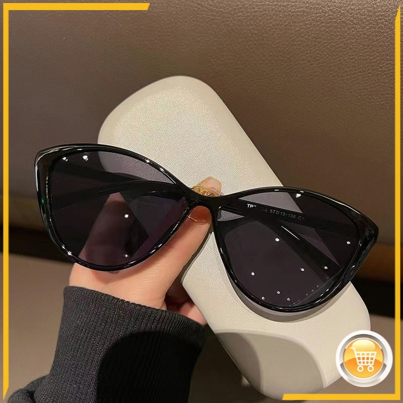 Jual TOSERBA Sunglasses Kacamata Hitam Cat eye Kacamata hitam segitiga retro mata kucing ...