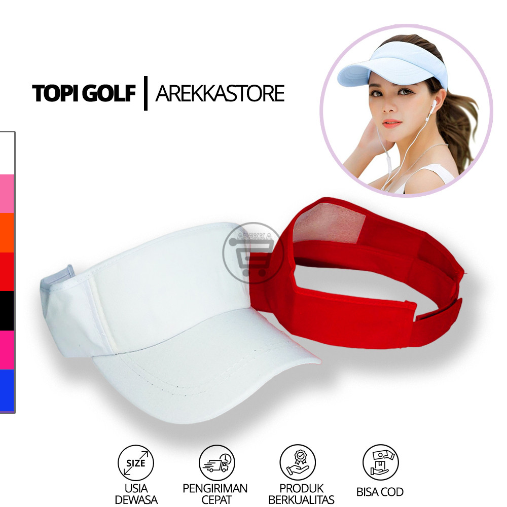 Jual Topi Golf Polos Wanita Bahan Twill Ukuran Dewasa Untuk Senam ...