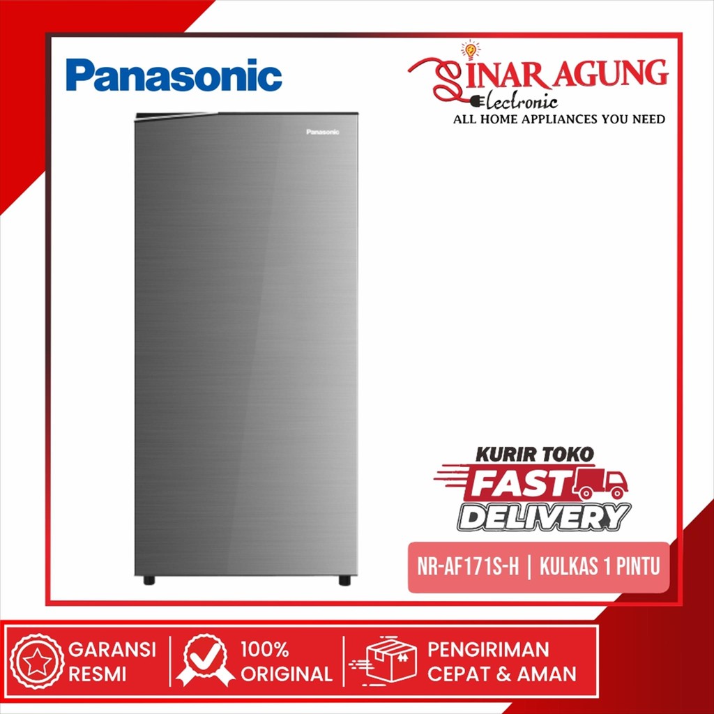 Jual PANASONIC NR-AF171S-H / NRAF17 KULKAS 1 PINTU 155 LITER - GARANSI RESM | Shopee Indonesia