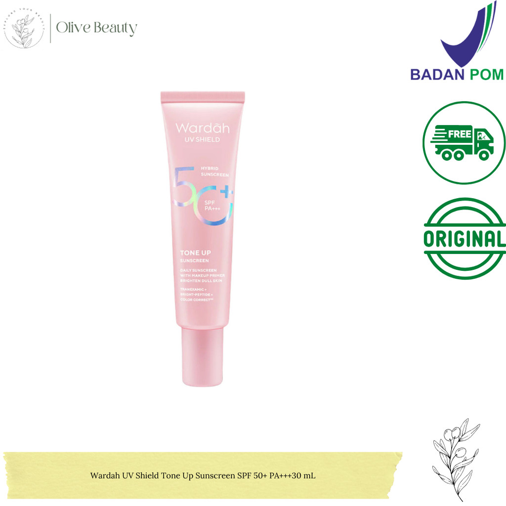 Jual Wardah UV Shield Tone Up Sunscreen SPF 50+ PA+++30 mL. | Shopee Indonesia
