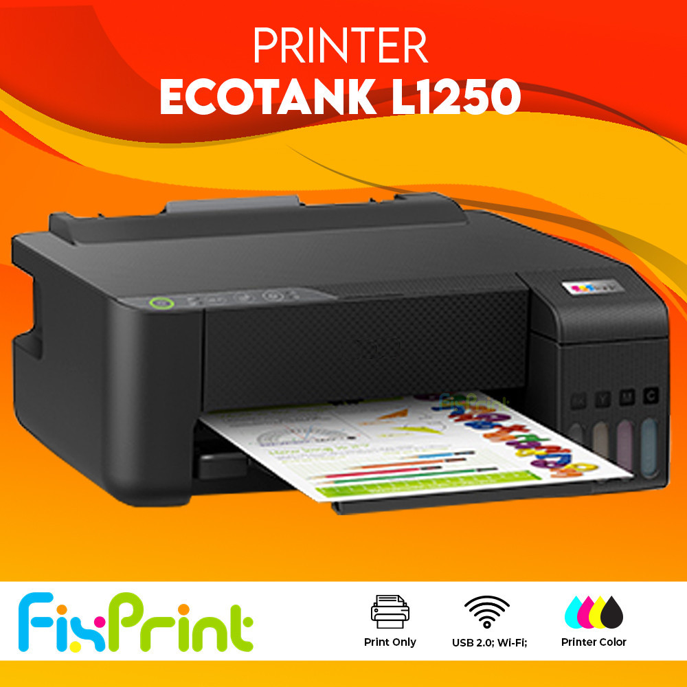 Jual Printer L1250 EcoTank Print Only Wireless L 1250 Eco Tank Single ...