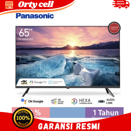 Jual Panasonic TV 65 inch 4K HDR Smart TV TH-65NX600G GARANSI RESMI ...