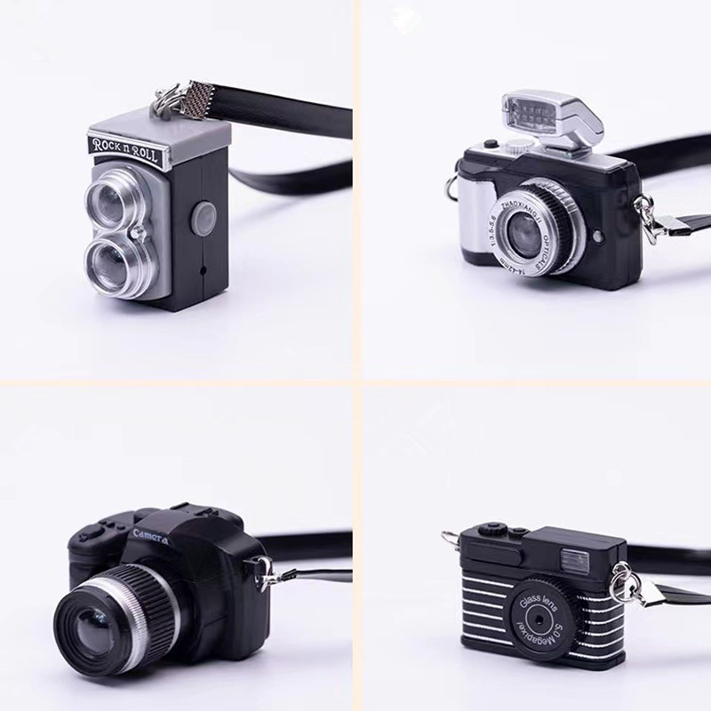 Jual New Creative Mini Glow Baby With DSLR Camera Keychain With Flash ...