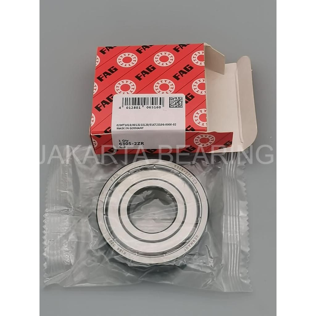 Jual Ball Bearing FAG 6305 2ZR/C3 6305 ZZ C3 Original 25x62x17 | Shopee Indonesia