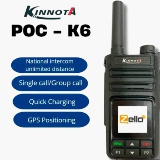 Jual Kinnota K6 HT PoC Zello 4G LTE Dual Sim | Shopee Indonesia