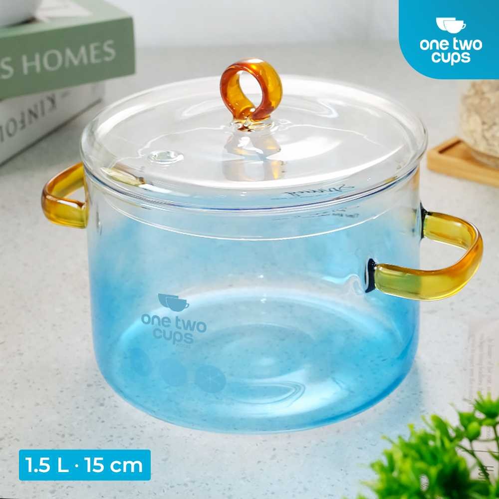 Jual OSCRSTR Panci Kaca Glass Cooking Pot Tahan Panas Api 15cm - KC008 ...