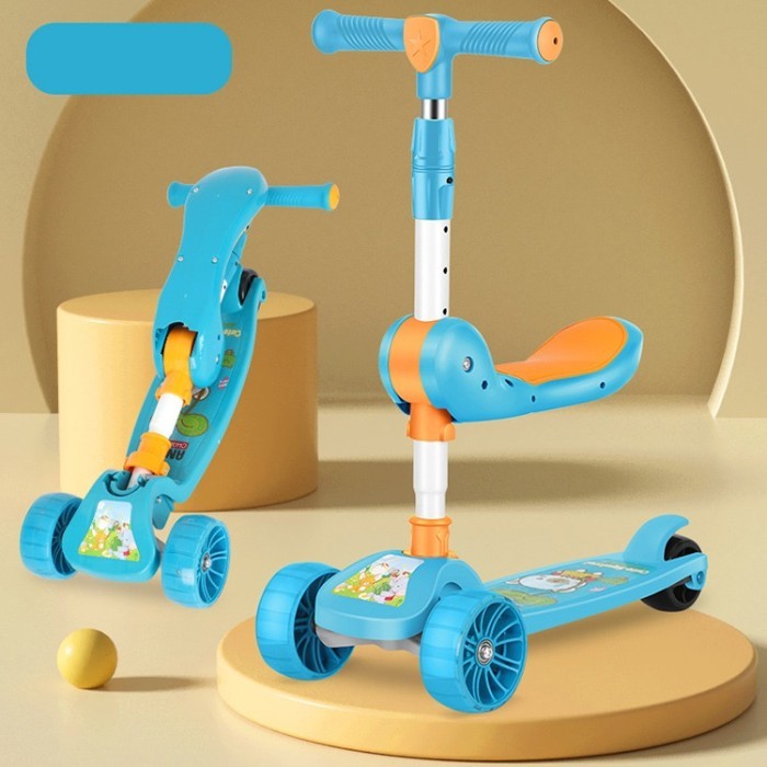 Jual Mainan Anak Skuter Otoped Sepeda Duduk 3 Roda 2in1 2 in 1 Scooter ...