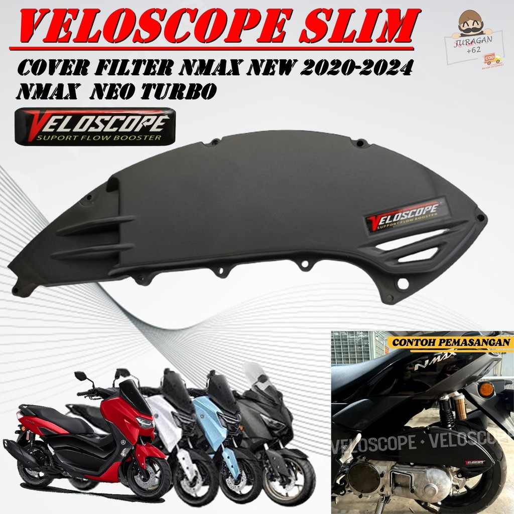 Jual COVER FILTER VELOSCOPE NMAX N MAX AEROX NEW TURBO NEO 2020-2024 ...