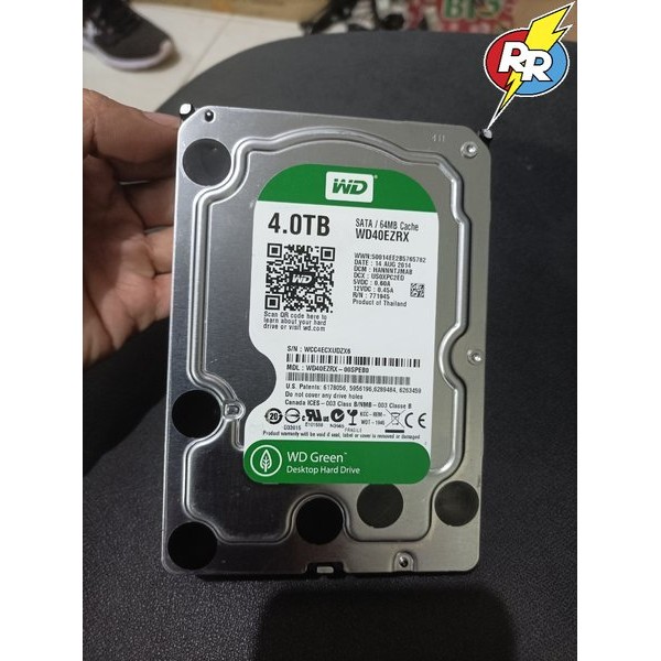 Jual HDD Harddisk Hardisk pc 4 TB Merk WD Green | Shopee Indonesia
