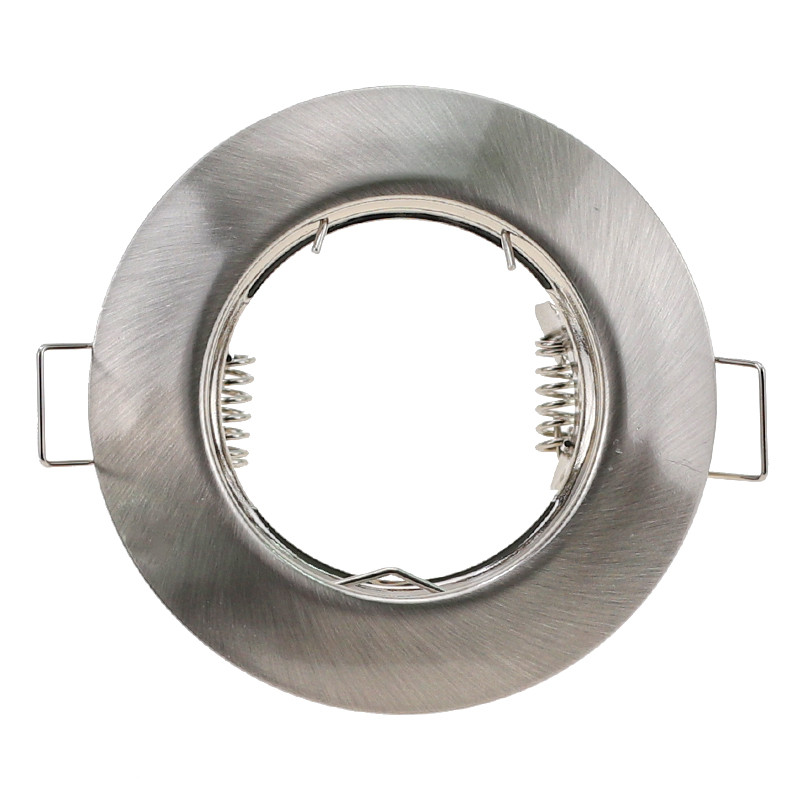 Jual 10pcs Round Metal Recessed LED Ceiling Fixture Downlight Frame ...