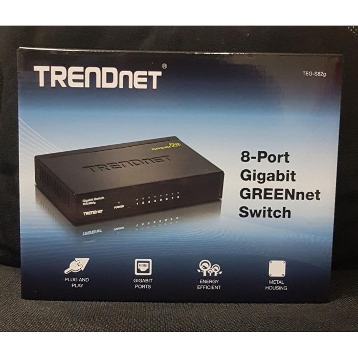 Jual Trendnet TEG-S82g , 8 Port gigabit GREENnet Switch Metal | Shopee ...