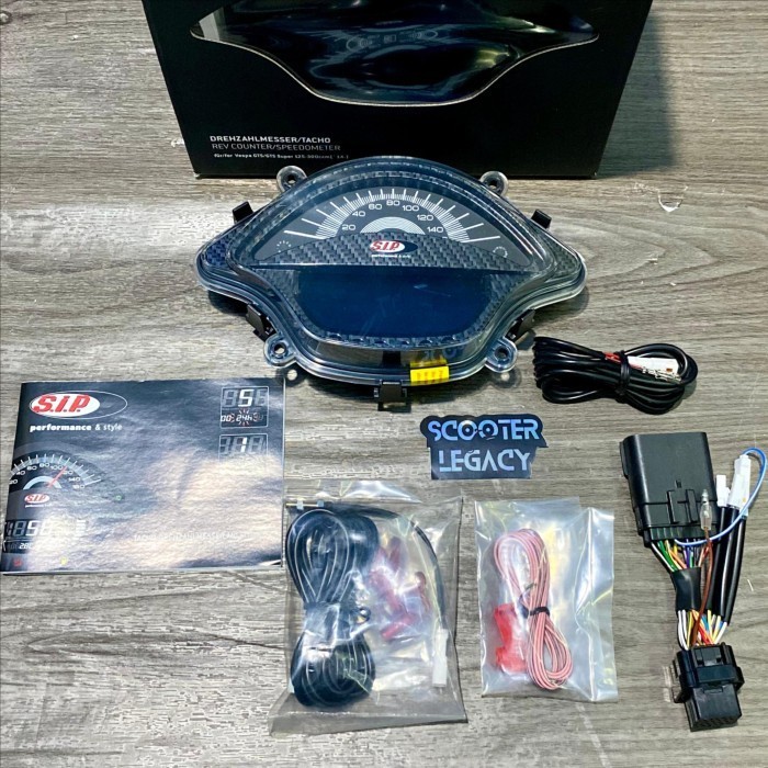 Jual Speedometer Speedo Digital SIP Carbon Vespa GTS 150 Iget GTS 300 S ...
