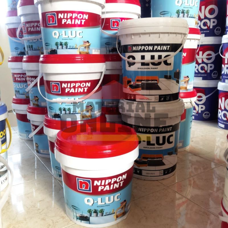 Jual QLUC Q Luc Qiluc Cat Tembok Warna Putih Nippon Paint Pail Pel 18KG ...