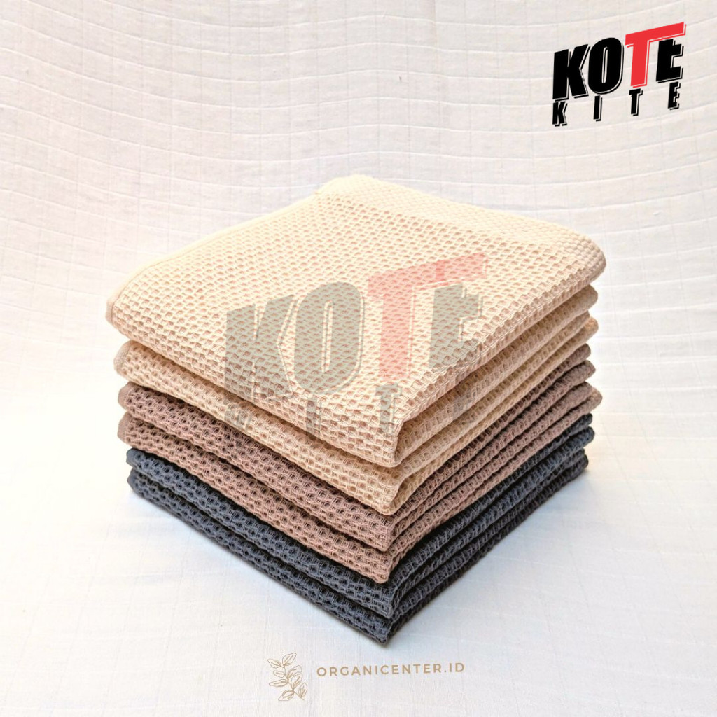 Jual Kain Lap Waffle Estetik Honeycomb Katun Lap Gantung Reuseable ...