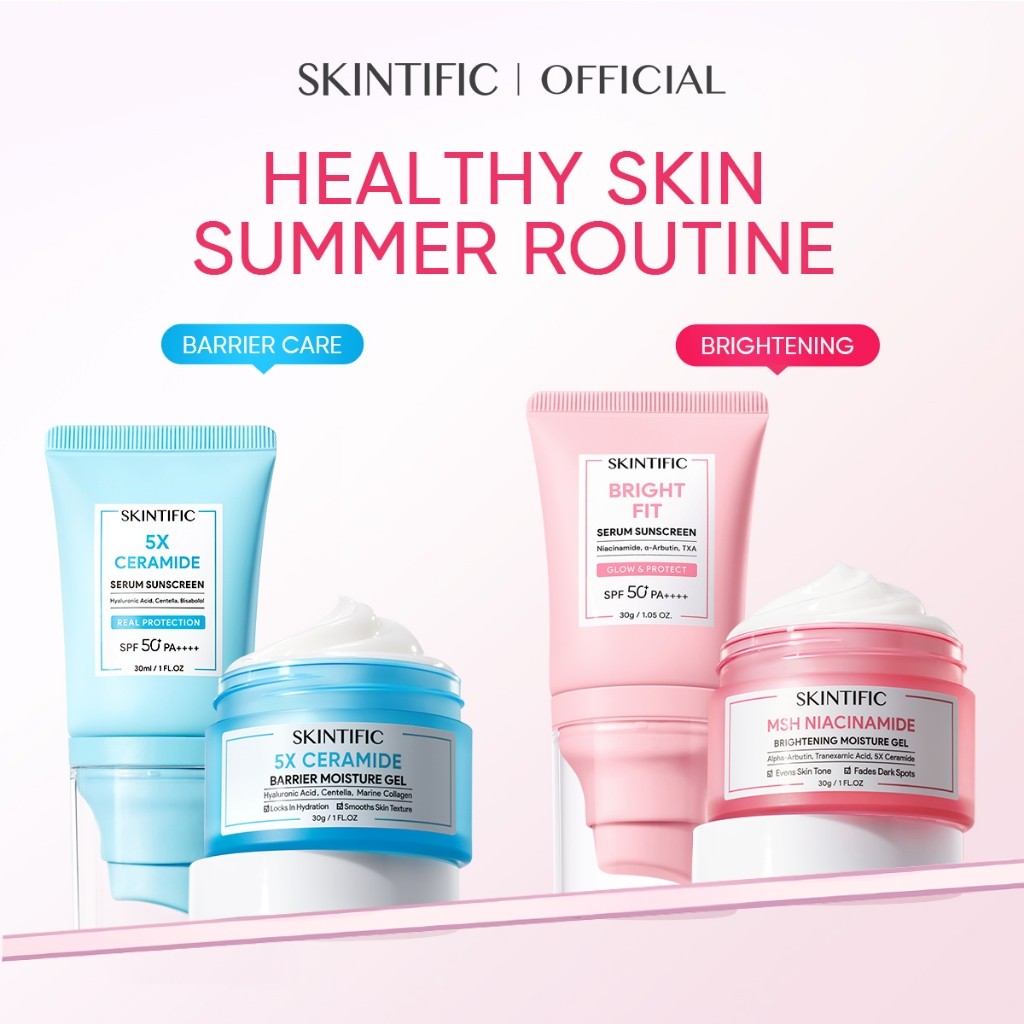 Jual SKINTIFIC - 2PCS Skin Protection Set | Moisturizer + Sunscreen ...