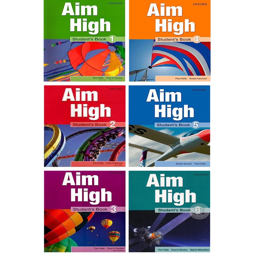 Jual Oxf Aim High Level 1 2 3 4 5 6 Studen Book / Warna | Shopee Indonesia