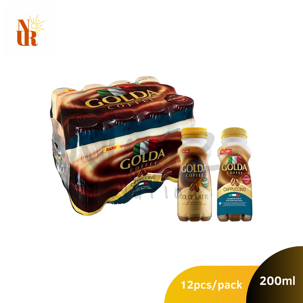 Jual Golda Kopi RTD Botol PET 200ml x 12pcs [Karton/Pack] / Kopi Siap Minum | Shopee Indonesia