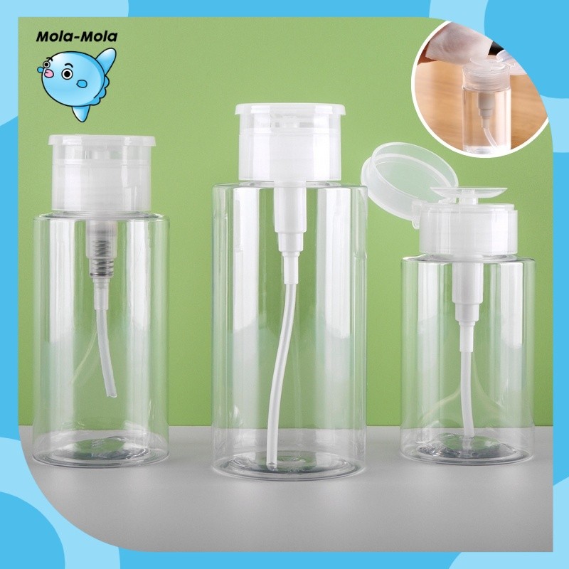 Jual HL0604 Botol Pump Makeup Remover Botol Dispenser Nail Polish 150ml ...