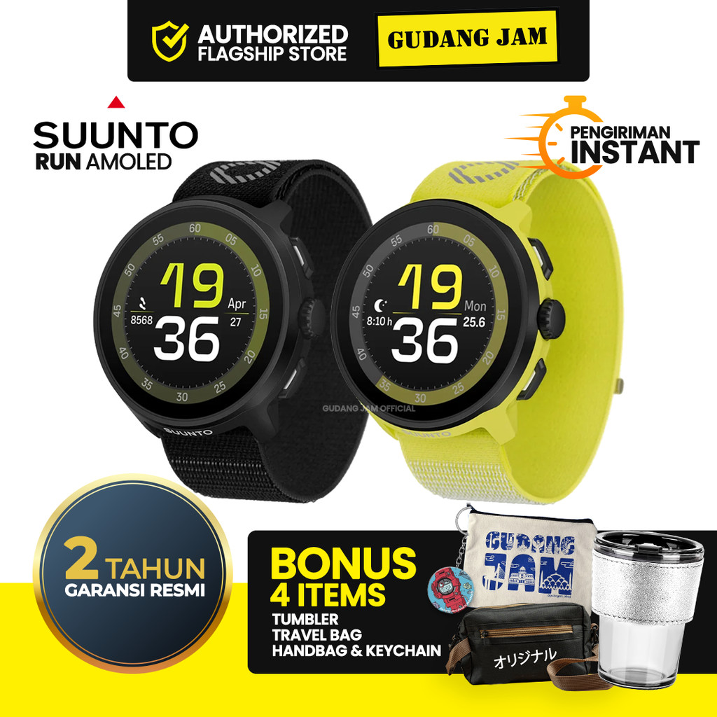 Jual Jam Tangan Suunto Run GPS AMOLED Smartwatch - Garansi Resmi 2 ...