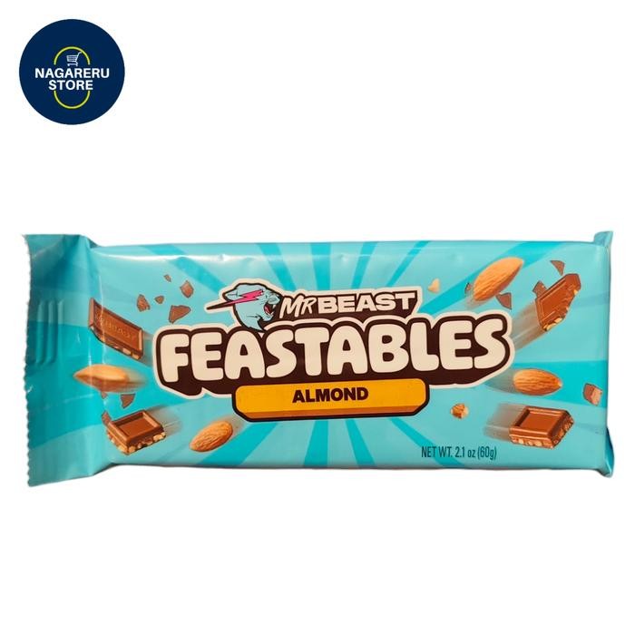 Jual Mr beast feastables chocolate almond 60 gram | Shopee Indonesia