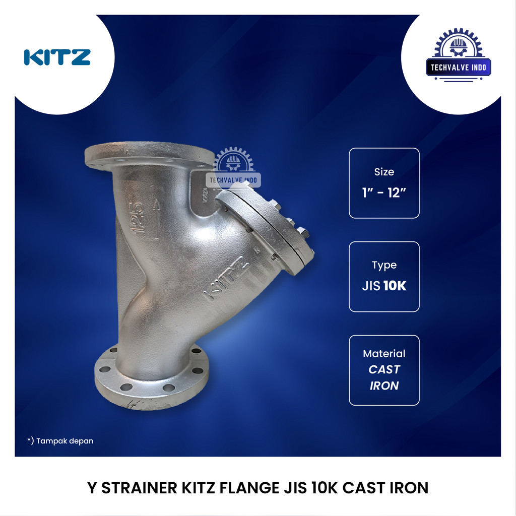 Jual Y STRAINER KITZ 12" INCH FLANGE JIS 10K CAST IRON ORIGINAL | Shopee Indonesia