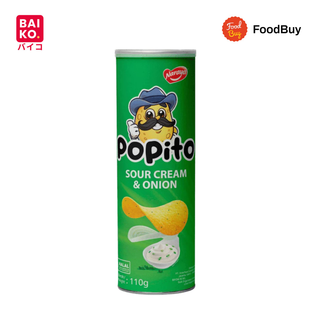 Jual Naraya Popito Snack Chip Sour and Onion 110gr | Shopee Indonesia