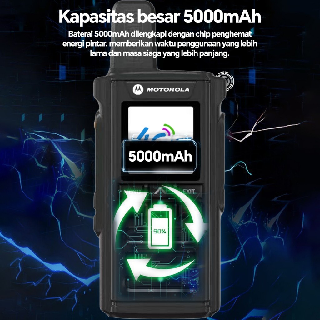 Jual HT Motorola T99 Applicable To POC Zello Walkie Fleet HT Walkie ...