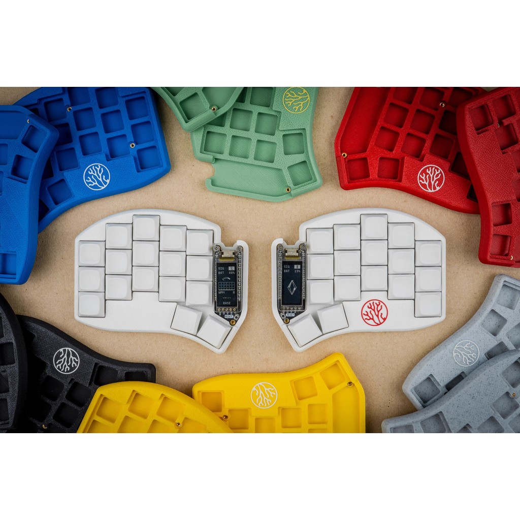 Jual Urchin Wireless Keyboard Kit Bluetooth Wired Low Profile Split ...