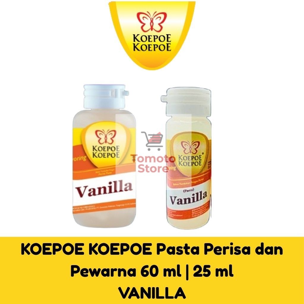 Jual TOMOTOSTORE KOEPOE KOEPOE Pasta Perisa dan Warna Vaneli / Vanili ...