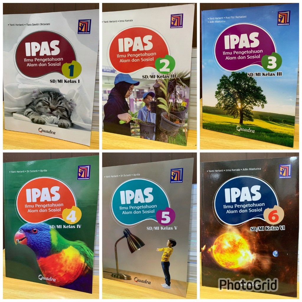 Jual IPAS Kelas 1 2 3 4 5 6 SD/MI Penerbit Quadra Kurikulum Merdeka ...