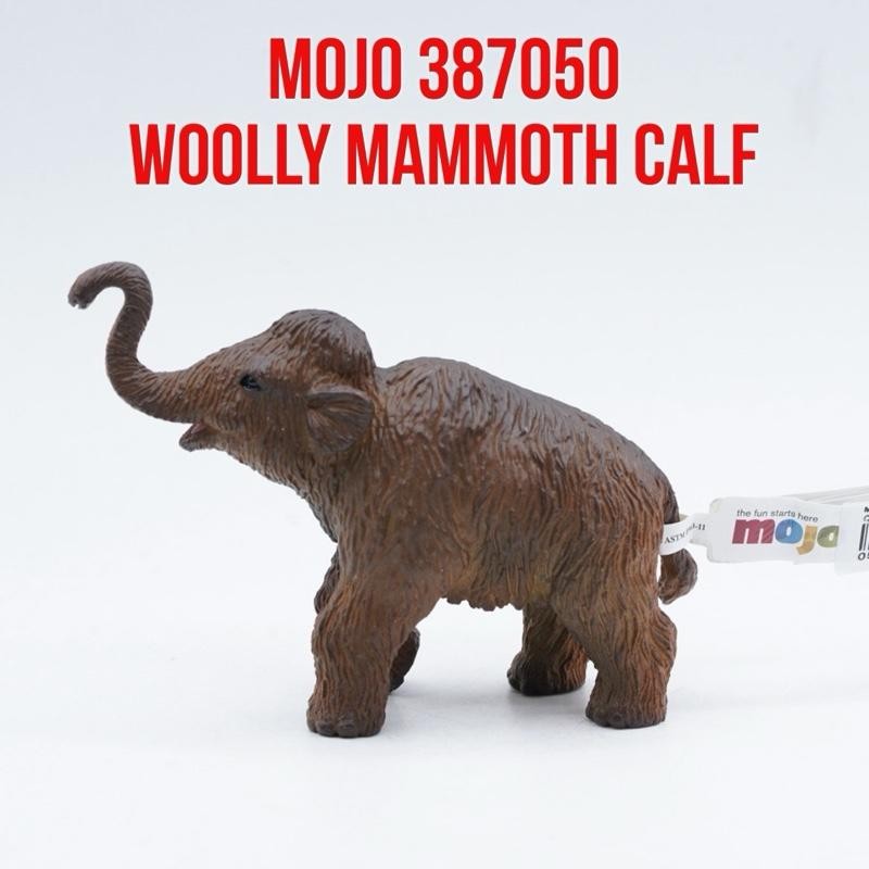 Jual MOJO 387050 Woolly Mammoth Calf Anak Gajah Purba Mamut Mainan ...