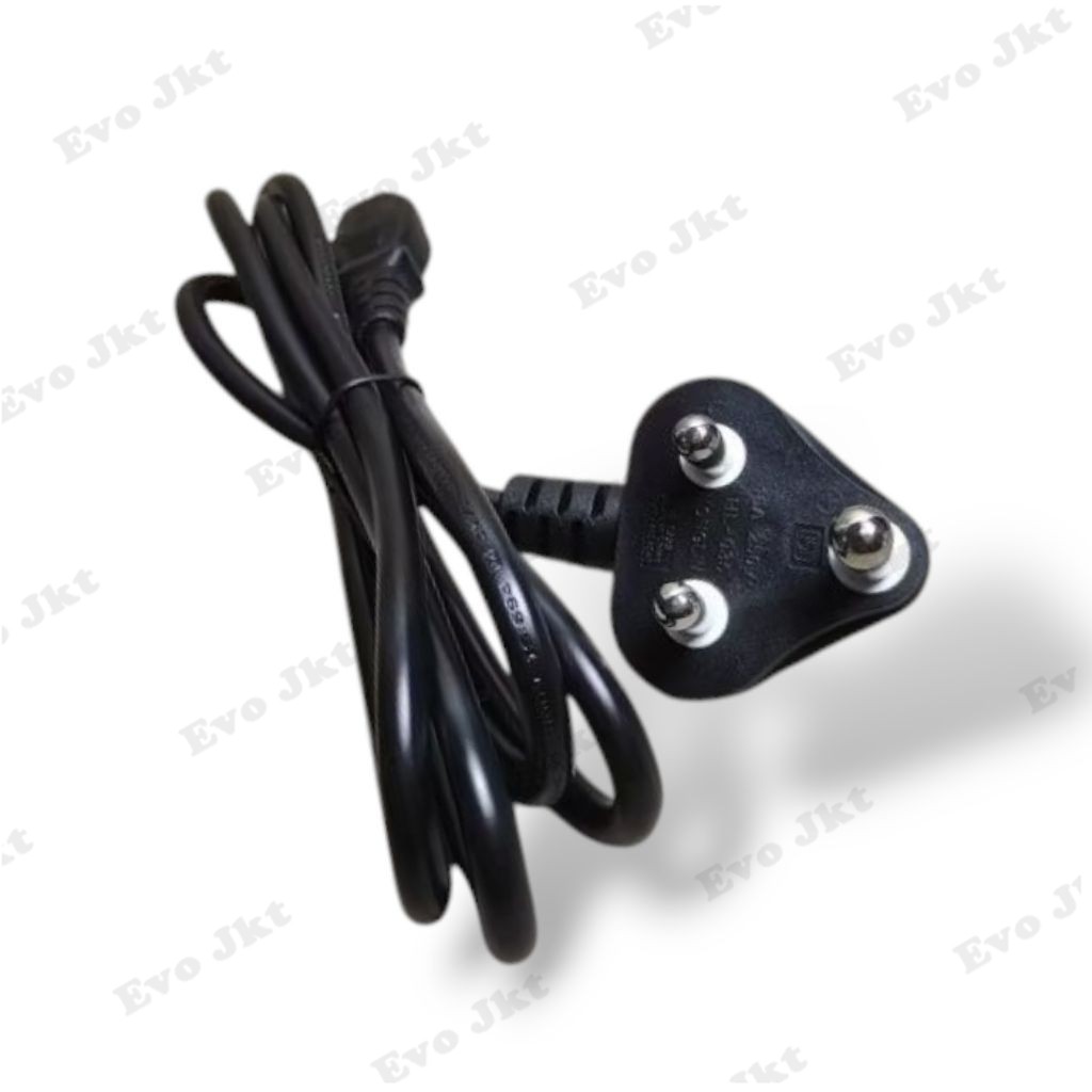 Jual Kabel Power Kepala 3 Besar 16A 250V / Kabel Cable Power India ...