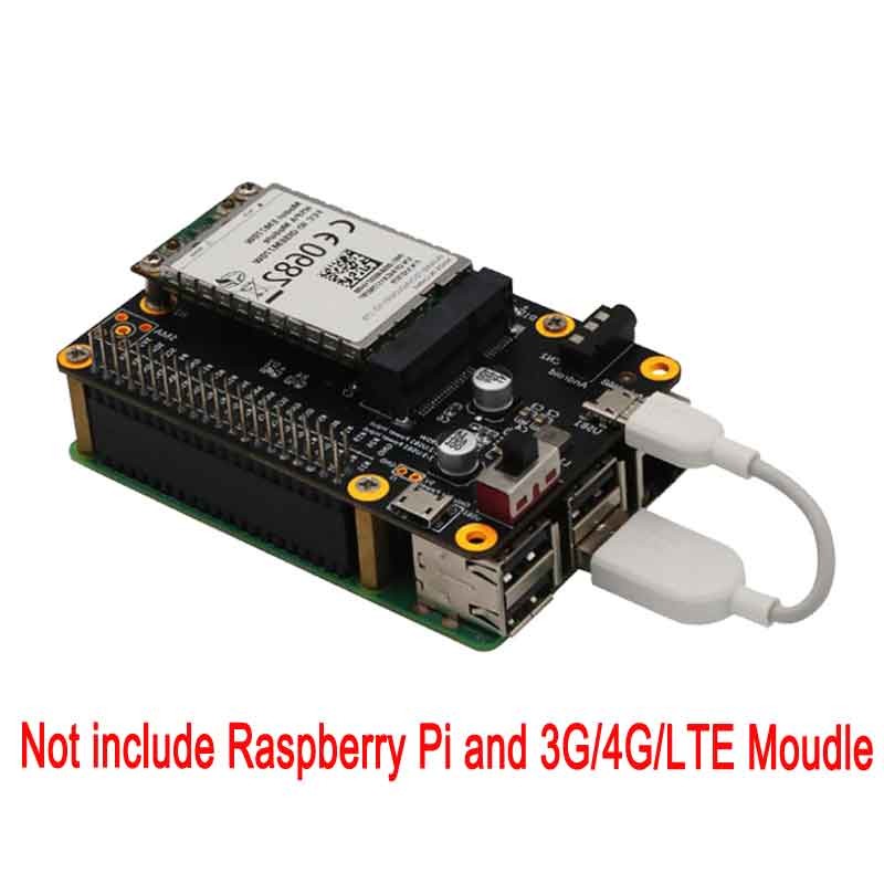 Jual Raspberry Pi 3G/4G/LTE HAT Mini PCIe For Samsung ARTIK /Rock64 ...