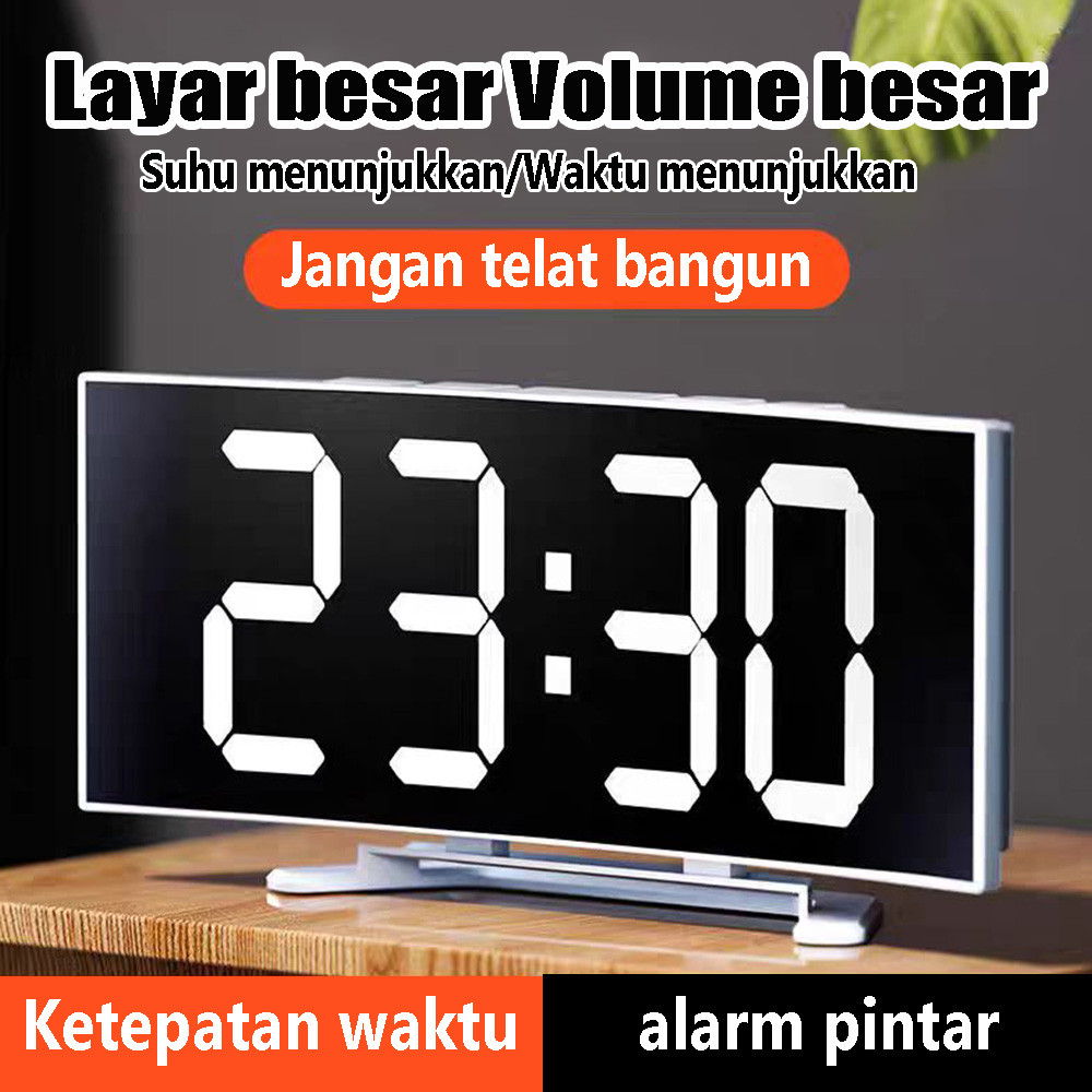 Jual Jam Elektronik Jam Alarm Melengkung Siswa Khusus Arc LED Digital ...