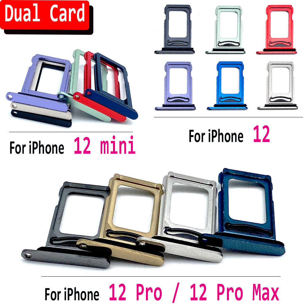 Jual NEW Dual Card For iPhone 12 Pro Max 12 mini SIM Card ip slot ...