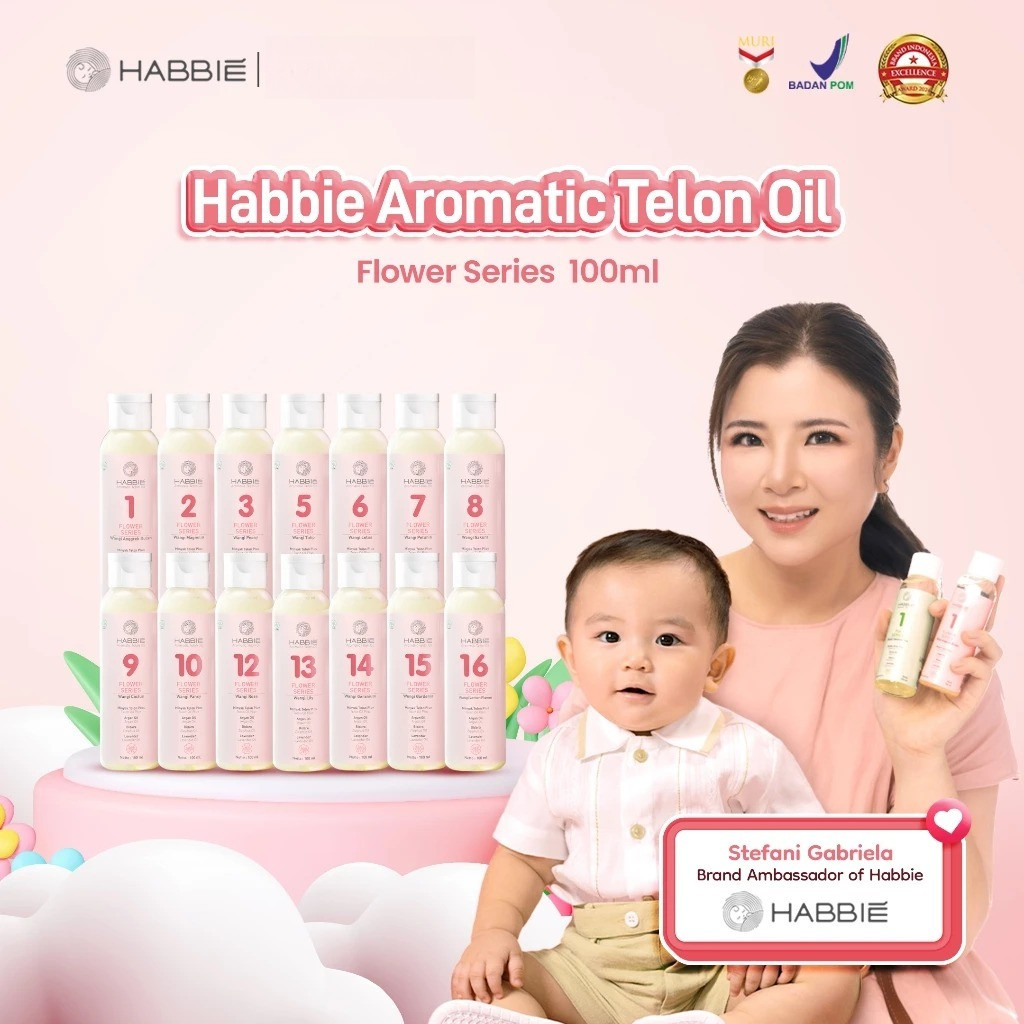 Jual Habbie Aromatic Minyak Telon Aromaterapi Flower Series - Minyak ...