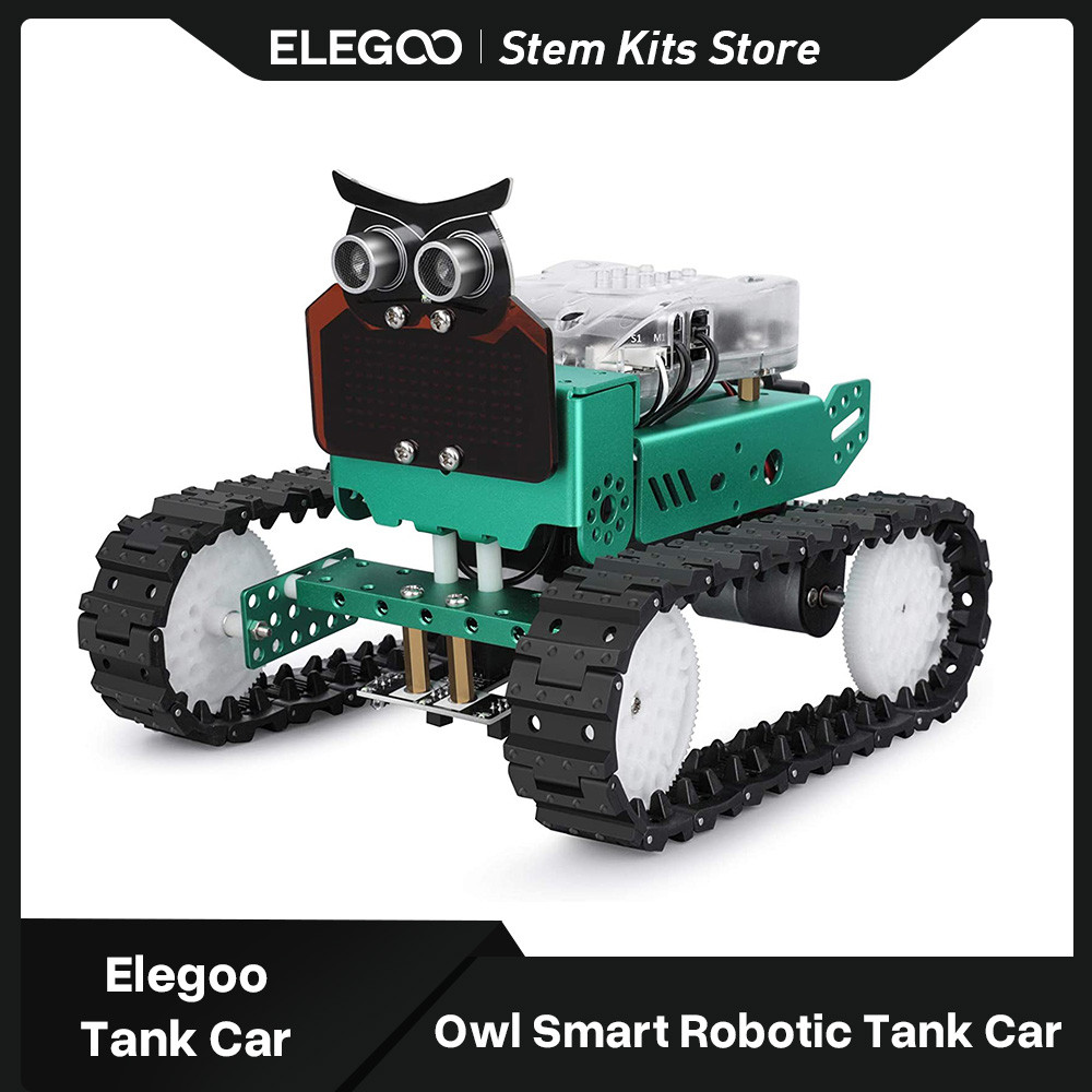Jual ELEGOO Owl Smart Robotic Car Kit V2.0 with Nano V4,Line Tracking ...